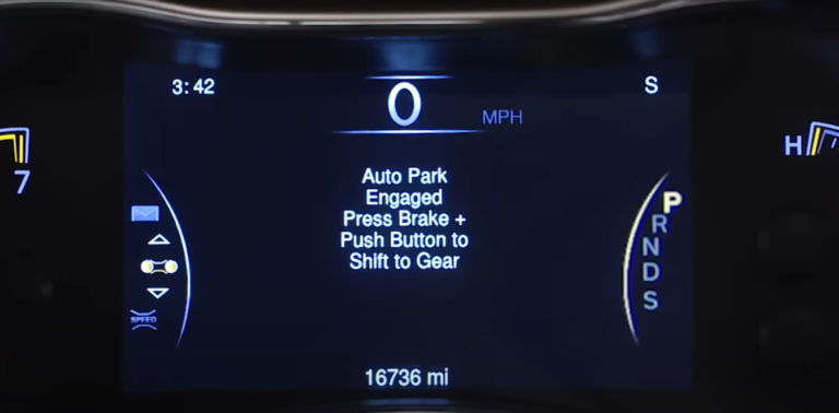 Autopark Engaged Jeep